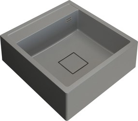 Gamma Farmerski, 1-komorový granitový dřez 600x630x210 mm, šedá, GMA-ZLE000212