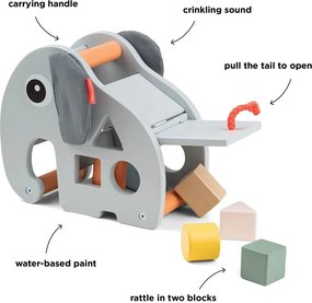 Hračka vkládačka Elphee dřevěná