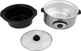 Lund Pomalý hrnec 4,5 l / Pomalý hrnec / 280 W / keramická mísa / nere