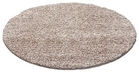 Kusový koberec Dream Shaggy 4000 beige kruh-80x80 (průměr) kruh