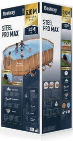 Bestway Rámový bazén 610 x 366 x 122 cm 21167