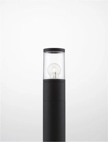 NV 9002874 Venkovní sloupkové svítidlo CETERA černý hliník a akryl E27 1x12W 220-240V IP54 bez žárovky - NOVA LUCE