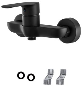 Gamma Pico, nástěnná sprchová baterie 150mm, černá matná, GMA-BPON-BK