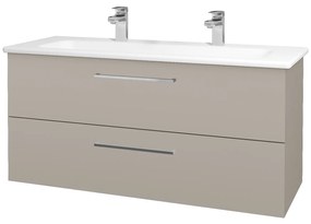 Dřevojas Koupelnová skříň GIO SZZ2 120 Varianta: N01 Bílá lesk / Úchytka T04 / N07 Stone
