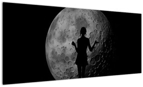 Silueta ženy, obraz (100x40cm)
