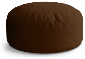 Sablio Taburet Circle Čokoládově hnědá: 40x50 cm