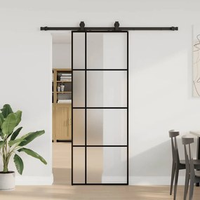 Posuvné dveře se sadou kování černé 76x205 cm ESG Glass 3375809