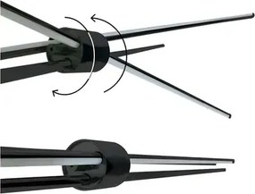 Azzardo Jax černá / Závěsné svítidlo / LED 33W / 1600lm / 3000K / 132c