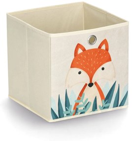 Textilní krabice se zvířátkem, 28 x 28 x 28 cm