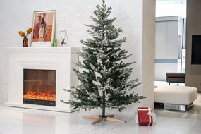 Stojan na umělý vánoční stromek, dřevo a kov, Ø 3,2 cm