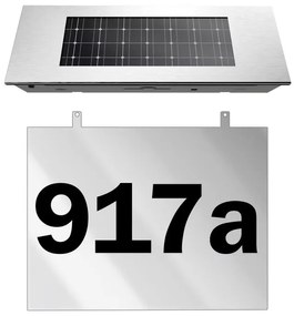 LED solární domovní číslo transparentní 105370