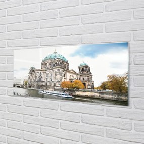 akrylový obraz Německo Berlin Cathedral River 120x60 cm