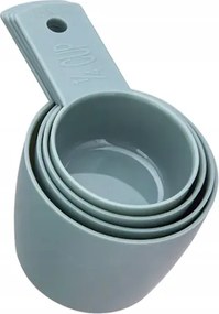 ALTOM Kuchyňské odměrky, sada 4ks plastových, zelené