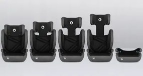 LIONELO Autosedačka Hugo i-Size 100-150 cm Black Grey