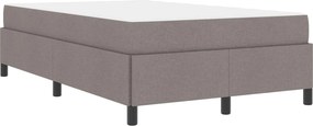 Postel s boxspringem Taupe 120 x 200 cm textil 3398854