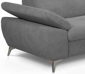 Trojsedák Gisele, středně šedá látka