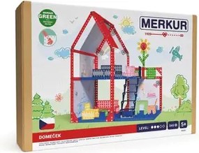 Merkur - Domeček pro panenky - 34x39x25 cm / 345 dílků / od 5 let