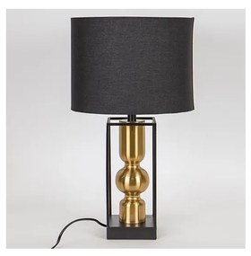 Stolní lampa 1xE27/40W/230V černá/zlatá