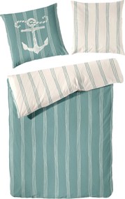 XXXLutz POVLEČENÍ, renforcé, zelená, 135/200 cm - Online Only povlečení - 005695007301