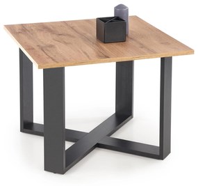 Konferenční stolek CROSS dub wotan/černá