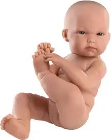 Llorens 63502 NEW BORN HOLČIČKA - realistická panenka miminko s celovi