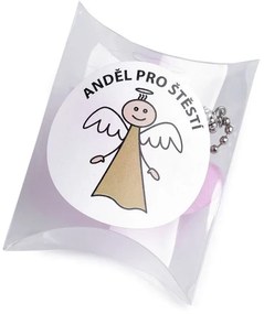 Anděl pro štěstí, v krabičce - 23 zelená šalvěj tmavá