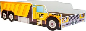 Postel s matracem CONSTRUCTION CAR 140x70