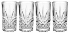 CRYSTAL CLUB Sada sklenic na long drink 330 ml set 4 ks