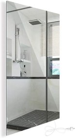Zrcadlový infrapanel MIRROR 580W | 100x60 cm | WiFi termostat | Dálkový ovladač | Zrcadlo | Výhřevnost 10.5 m2