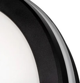 LED svítidlo Kanlux BENO ECO 12W CCT O B černé 12W 3000K/4000K/6500K IP65 38381