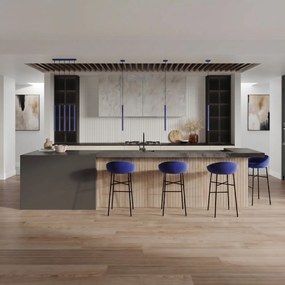 Sollux Lighting Závěsné svítidlo PASTELO 3P ultramarínové