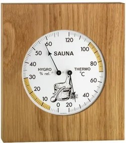 TFA teploměr s vlhkoměrem do sauny masivní dub