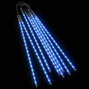 Padající světla 8 ks 50 cm modrá 288 LED dovnitř i ven 328554