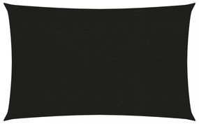 Stínící plachta obdélníková HDPE 2,5 x 4,5 m Dekorhome Černá
