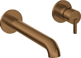 Deante Silia, umyvadlová baterie pod omítku, broušený bronz, DEA-BQS_C54L