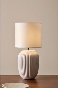 Bílá keramická stolní lampa (výška 41 cm) Karlsson – Jotex