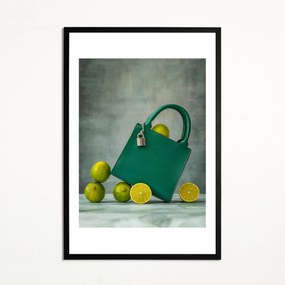 Monika Drapáková | Zelená harmonie Rám: Bílý, Velikost: 40 x 30 cm