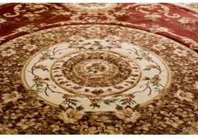 *Kusový koberec klasický vzor 3 hnědý ovál 140x190cm