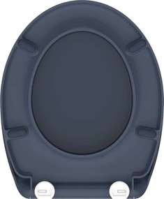 SCHÜTTE WC prkénko z duroplastu se soft-close a quick release GREY [435097] Barva: antracitová