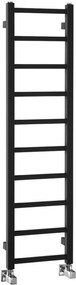 Sapho Metro Light - Topné těleso 30x114 cm, 211 W, matná černá IR444TB