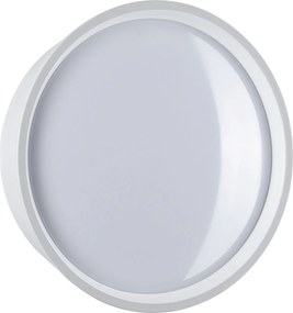 P 94697 LED venkovní nástěnné svítidlo Platomo IP44 kruhové 180mm 3000K 14,5W 230V bílá umělá hmota - PAULMANN
