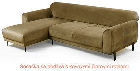Designová sedačka Haylia 287 cm béžová - levá