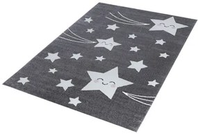 Koberce Breno Kusový koberec KIDS 610 Grey, Šedá, Vícebarevné, 120 x 170 cm