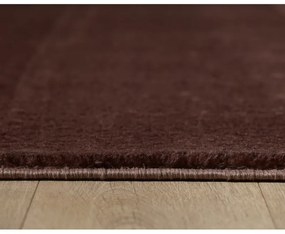 Ayyildiz koberce Kusový koberec Catwalk 2600 Brown kruh - 160x160 (průměr) kruh cm