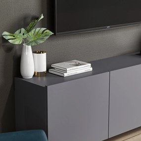Kalune design TV stolek WHITE antracitový