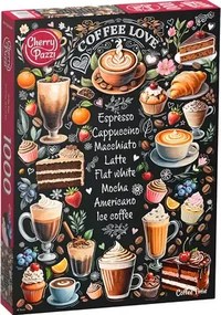 CHERRY PAZZI Puzzle Čas na kávu / 1000 dílků / 50 x 70 cm