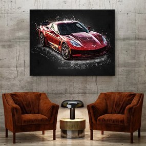 Gario Obraz na plátně Chevrolet Corvette Z06 - Gab Fernando Rozměry: 60 x 40 cm