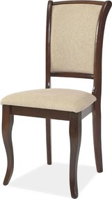 Casarredo - Komfort nábytek Designová jídelní židle MN-SC tm. ořech/T01