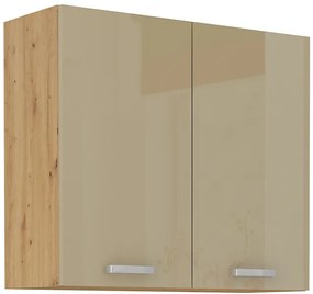 Kuchyňská skříňka Artisan 80 G-72 2F Barva dvířek cappuccino lesk