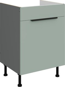 ARIA sa | dolní skříňka 60 ZL 1S dřezová | 60 cm | PREMIUM BOX | antracit/aquamarine
